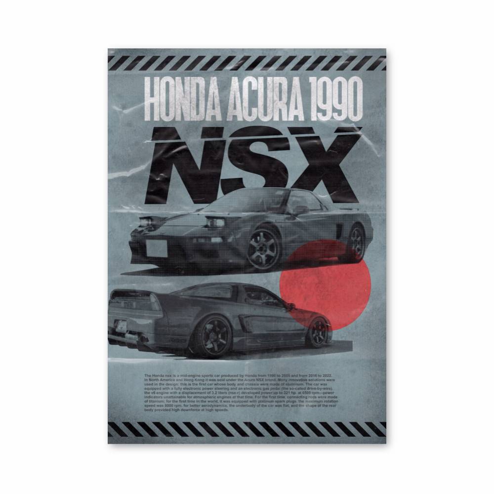 Poster Honda NSX 1990 | Aesthetic Posters