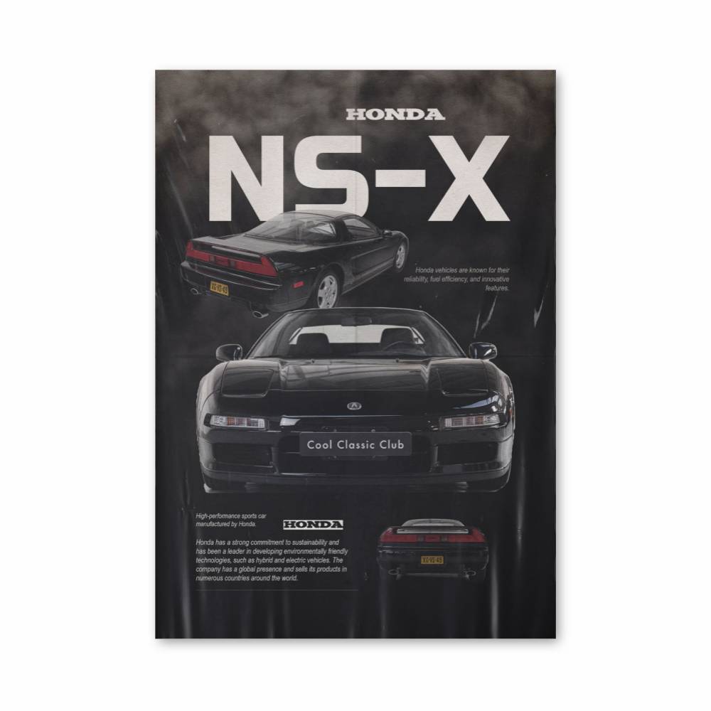 Poster NSX Classic | Aesthetic Posters