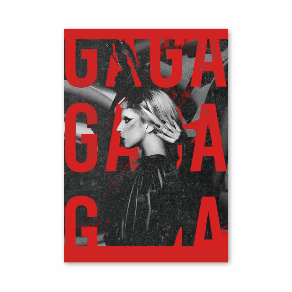 Poster Gaga Red | Aesthetic Posters