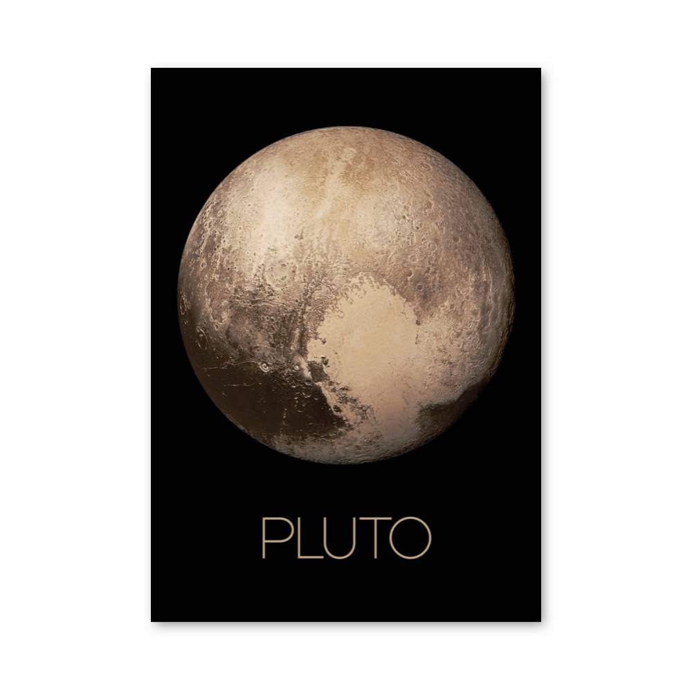 Pluto Mystery Poster | Aesthetic Posters
