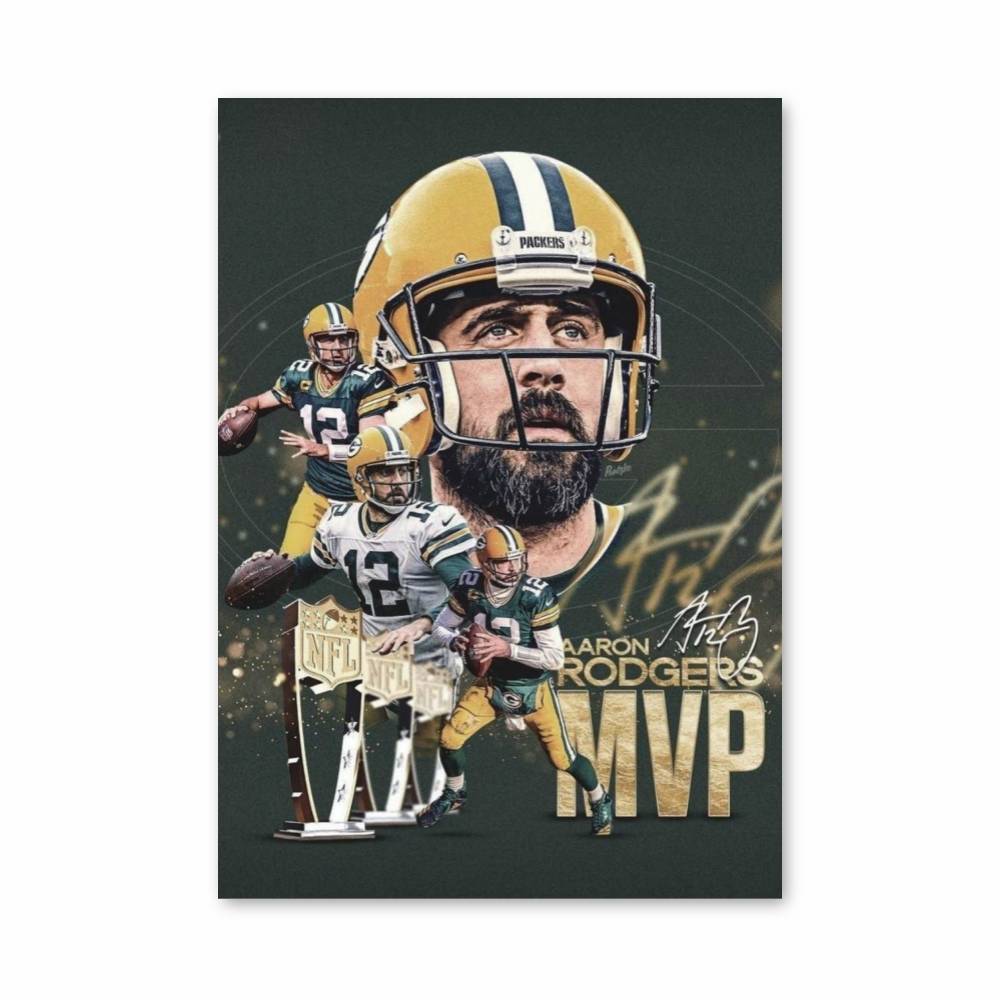 Poster Aaron Rodgers MVP | Aesthetic Posters