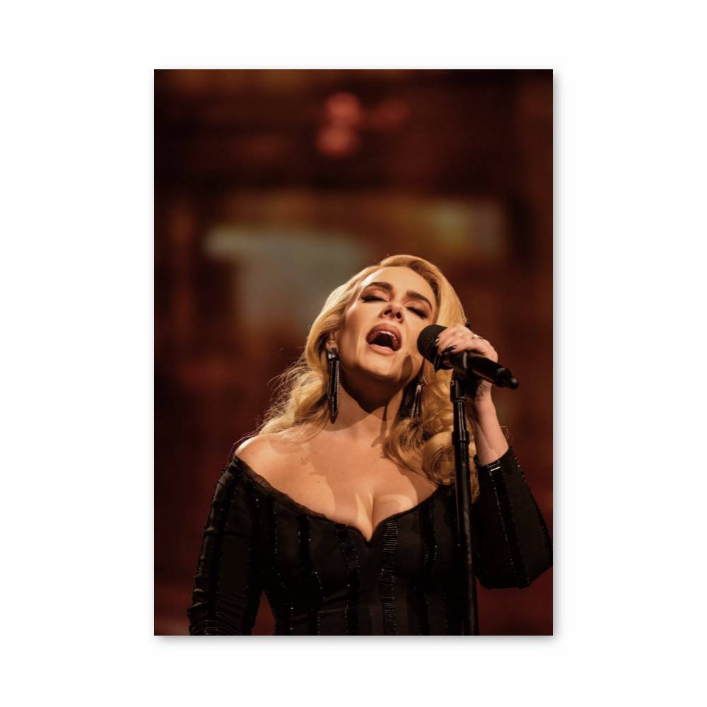 Poster Adele Singing | Aesthetic Posters