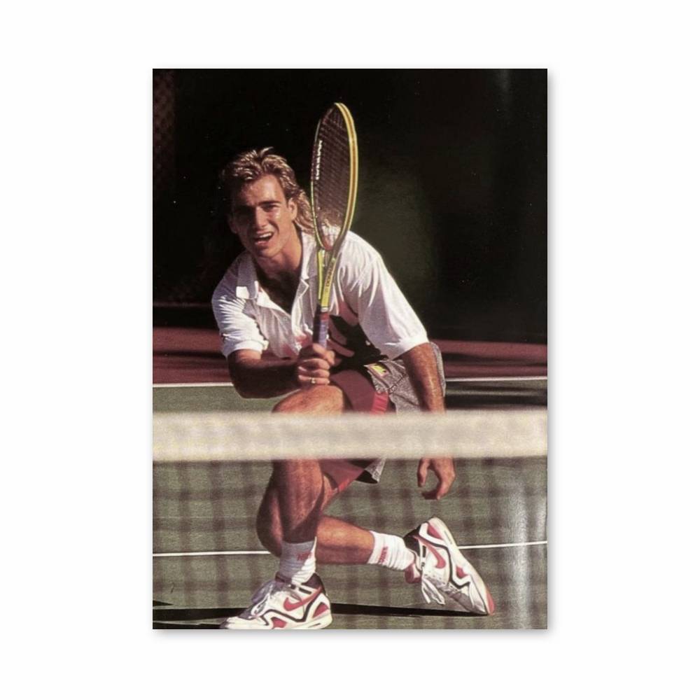 Poster Andre Agassi Tennis | Aesthetic Posters