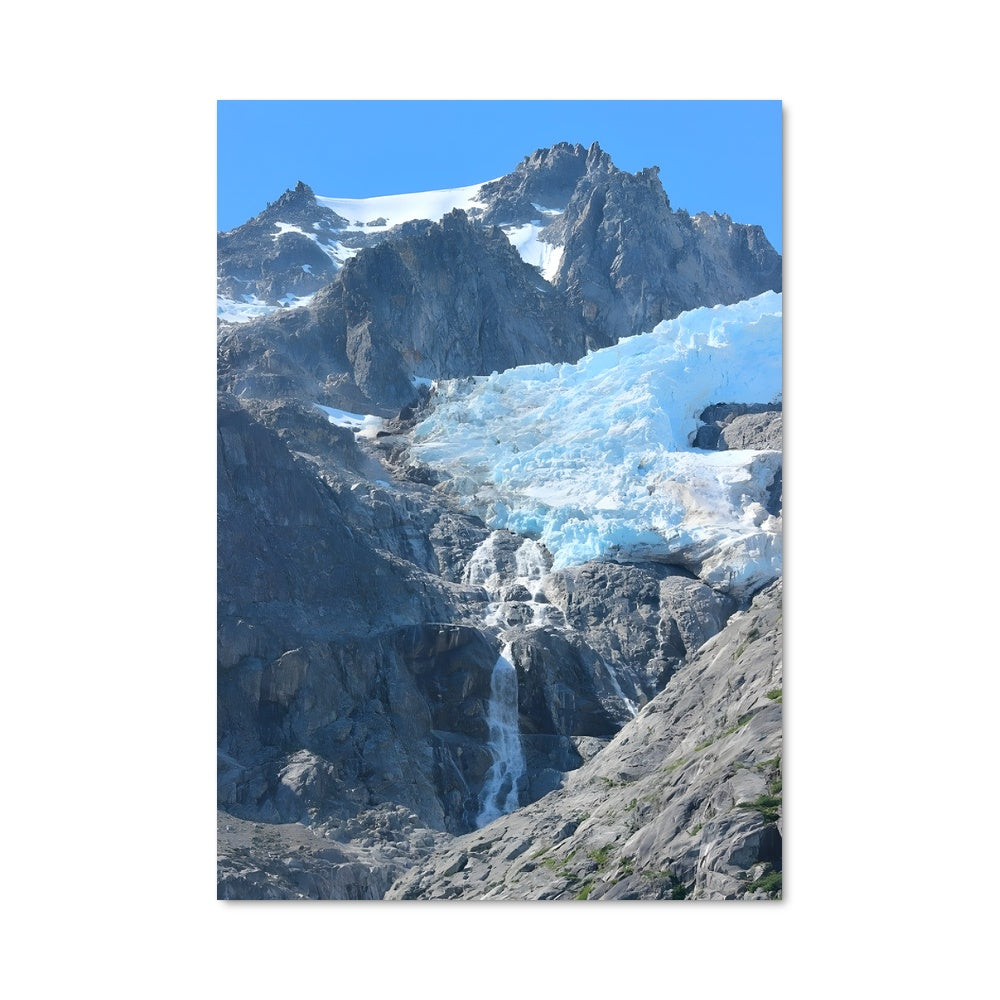 Azure Glacier Poster – Aesthetic Posters