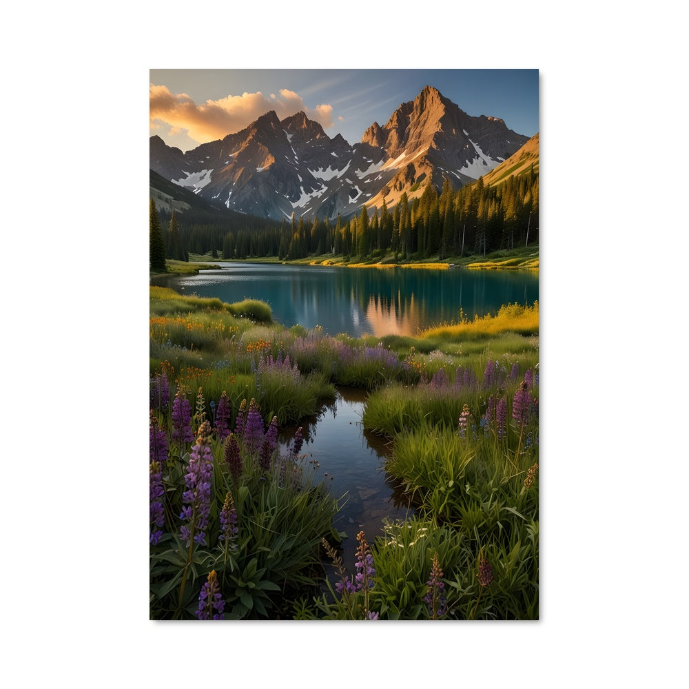 Alpine Lake Poster – Aesthetic Posters