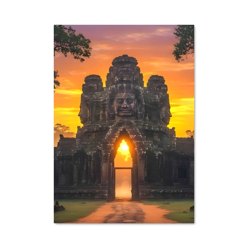 Twilight over Angkor poster – Aesthetic Posters