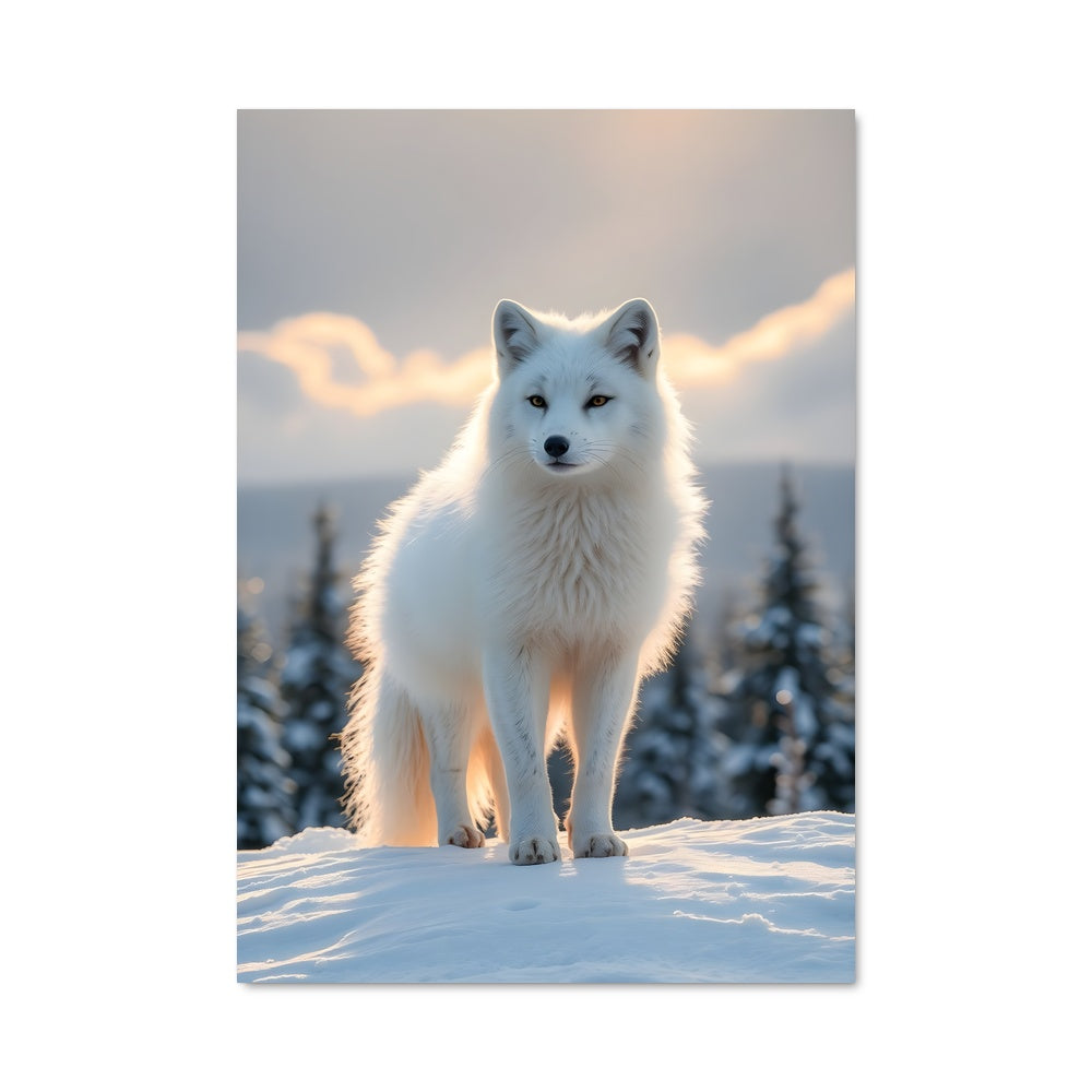 Poster Snow Fox | Aesthetic Posters