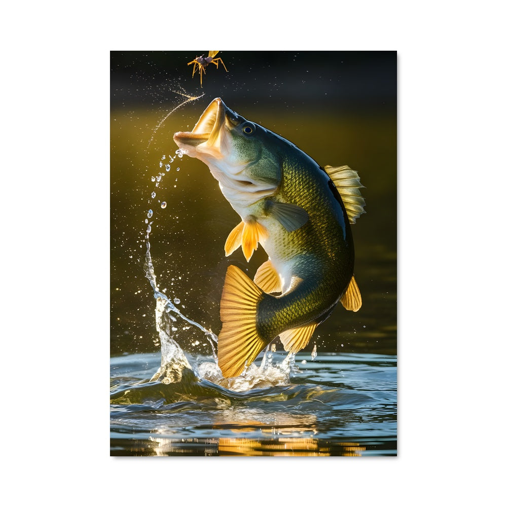 Poster: The Black Bass Attack – Aesthetic Posters