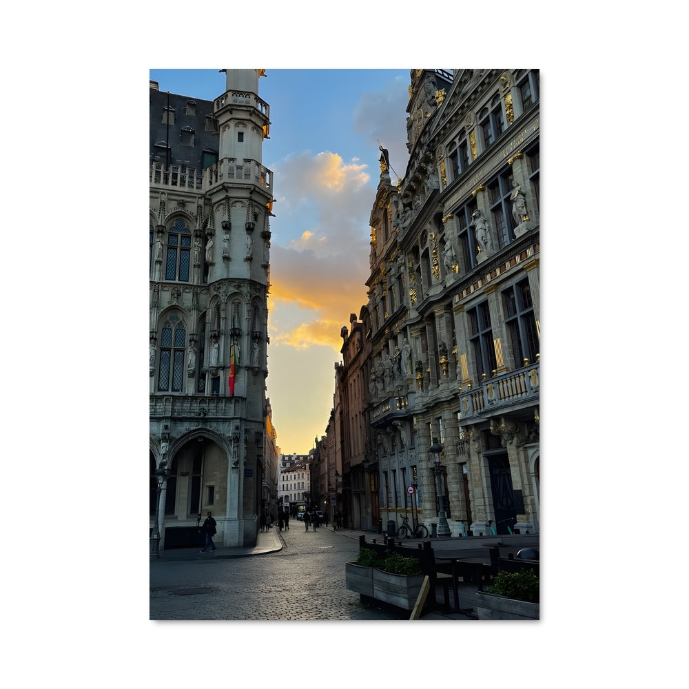 Poster The Brussels Clock – Aesthetic Posters