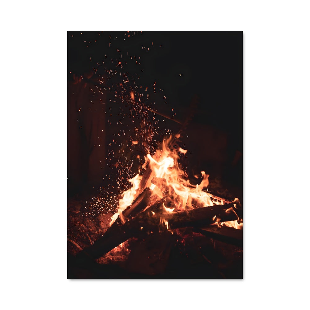 Poster In the Glow of the Fire – Aesthetic Posters