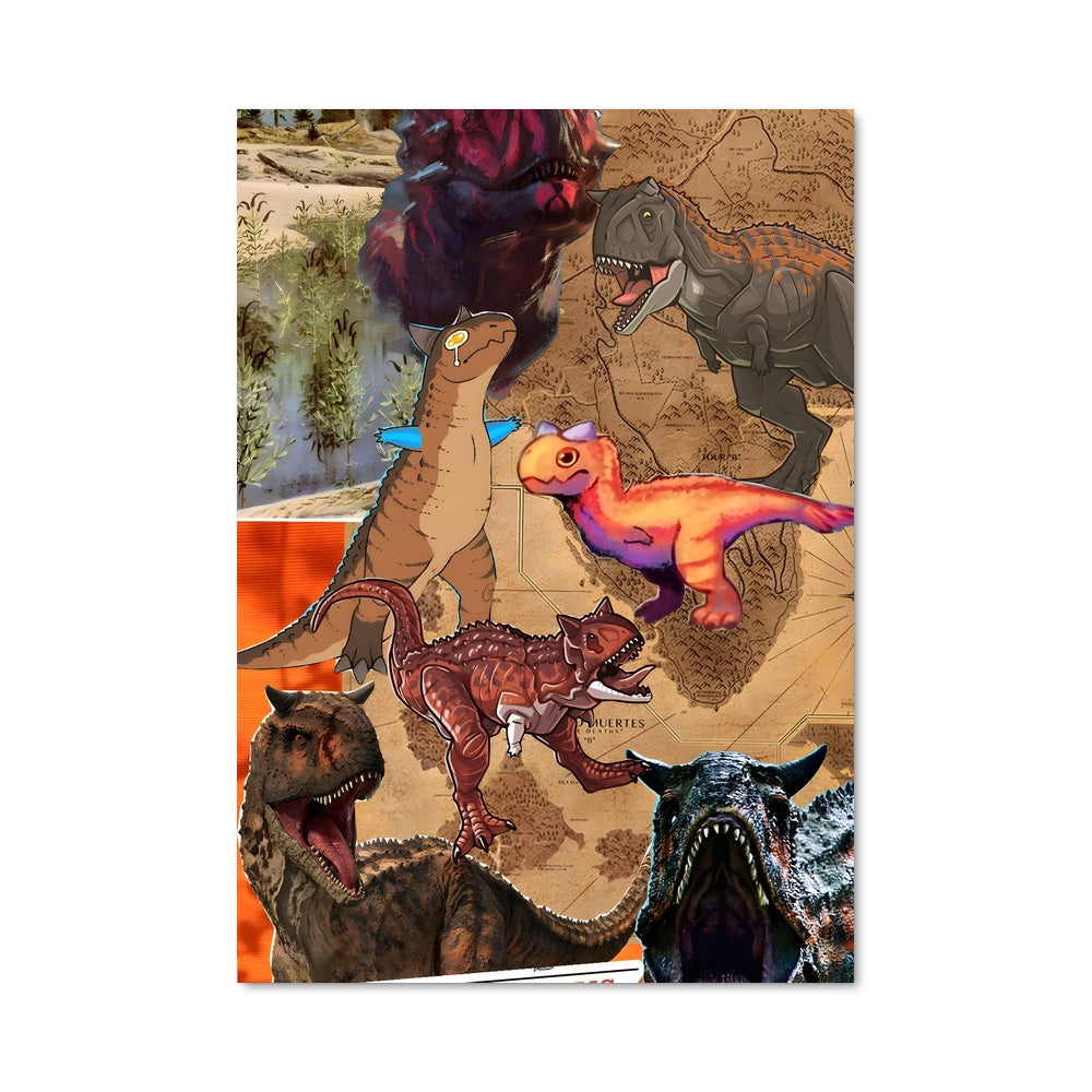 Carnotaurus Explorer Poster – Aesthetic Posters