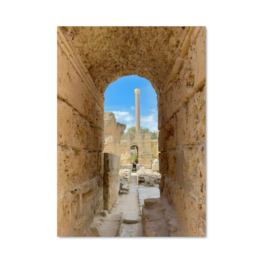 Poster of the Ruins of Carthage – Aesthetic Posters