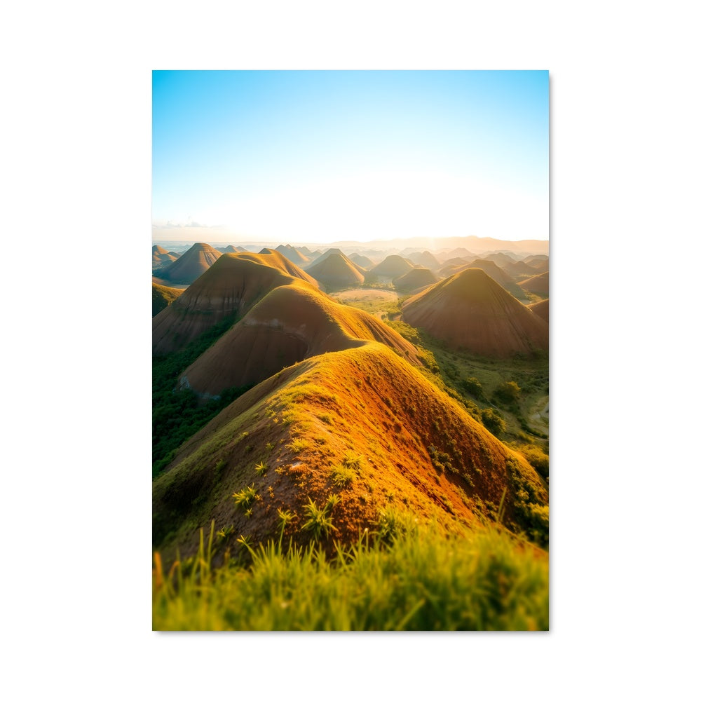 Golden Hills Poster – Aesthetic Posters