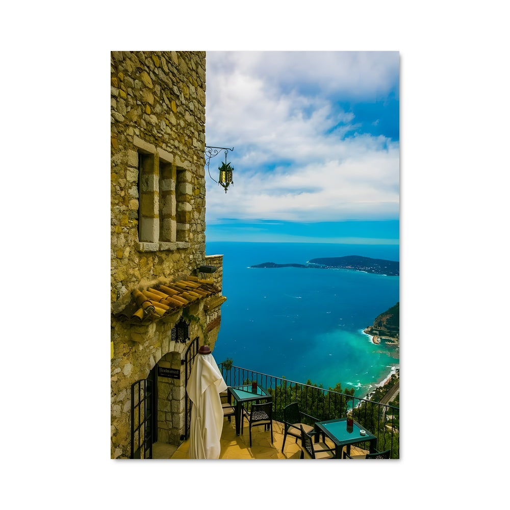 Poster Balcony over the Ocean – Aesthetic Posters