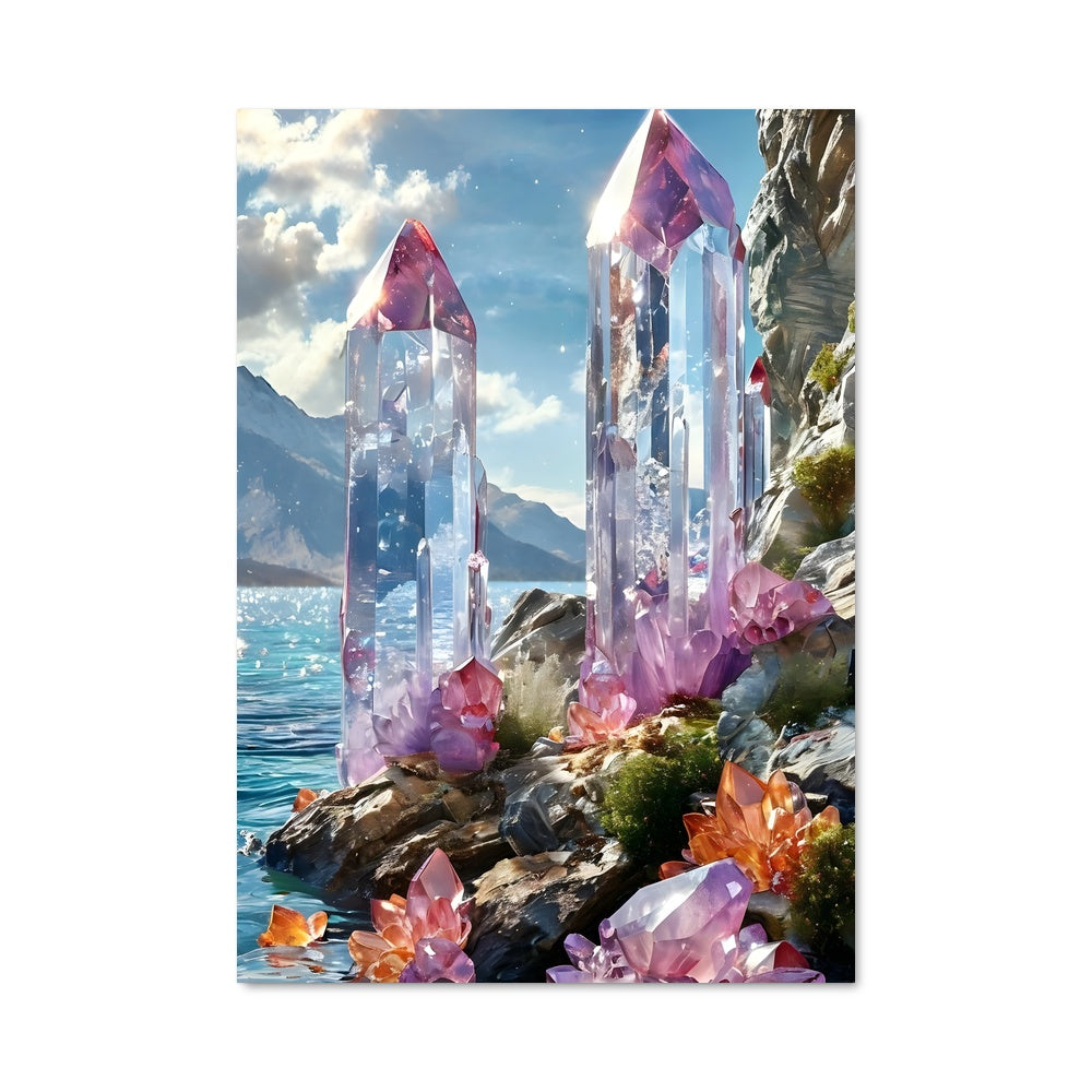 Crystal Sparkle Poster – Aesthetic Posters