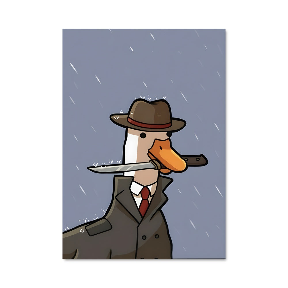 Chic Duck Poster – Aesthetic Posters