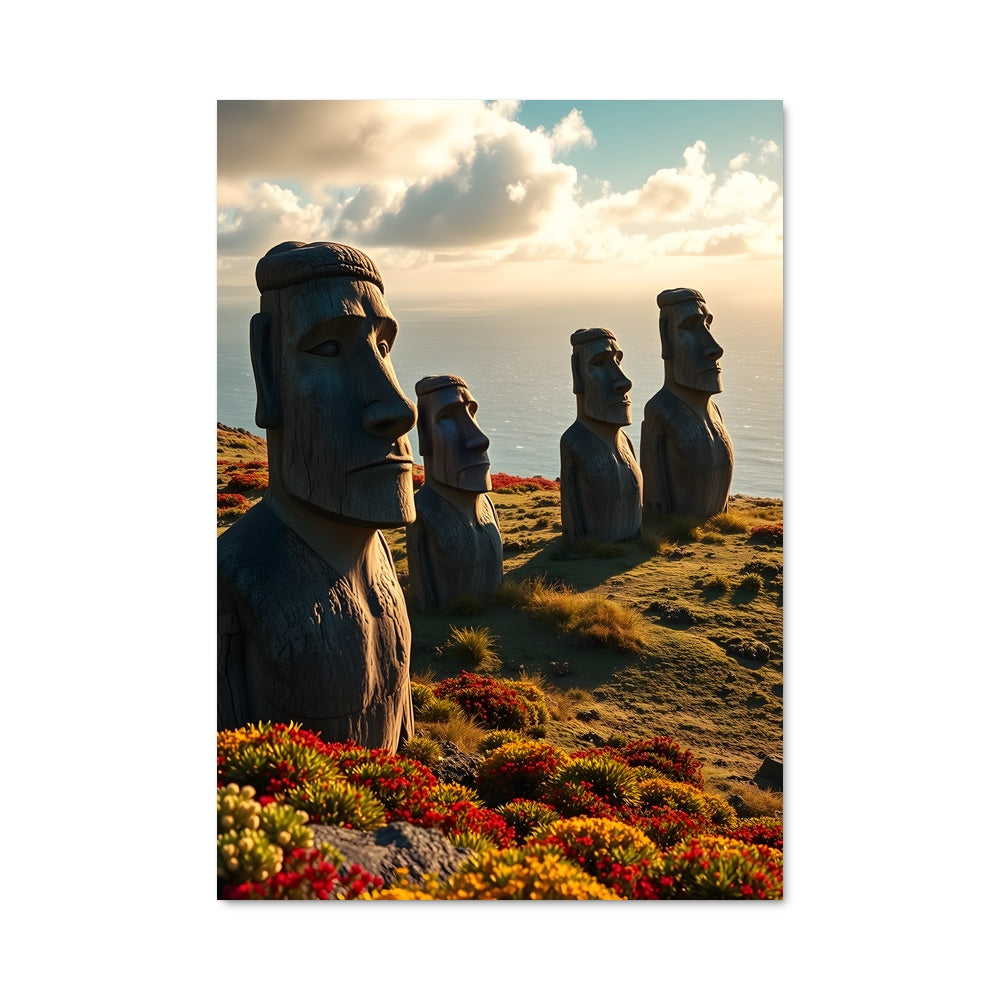 Poster Easter island moai – Aesthetic Posters