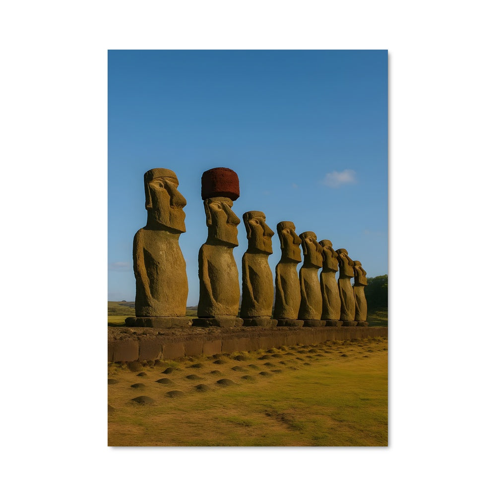 Poster Easter island moai – Aesthetic Posters