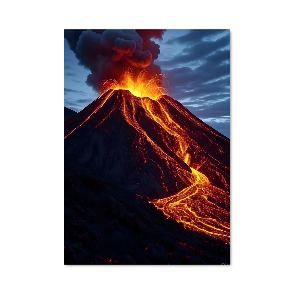 Molten Lava Poster – Aesthetic Posters