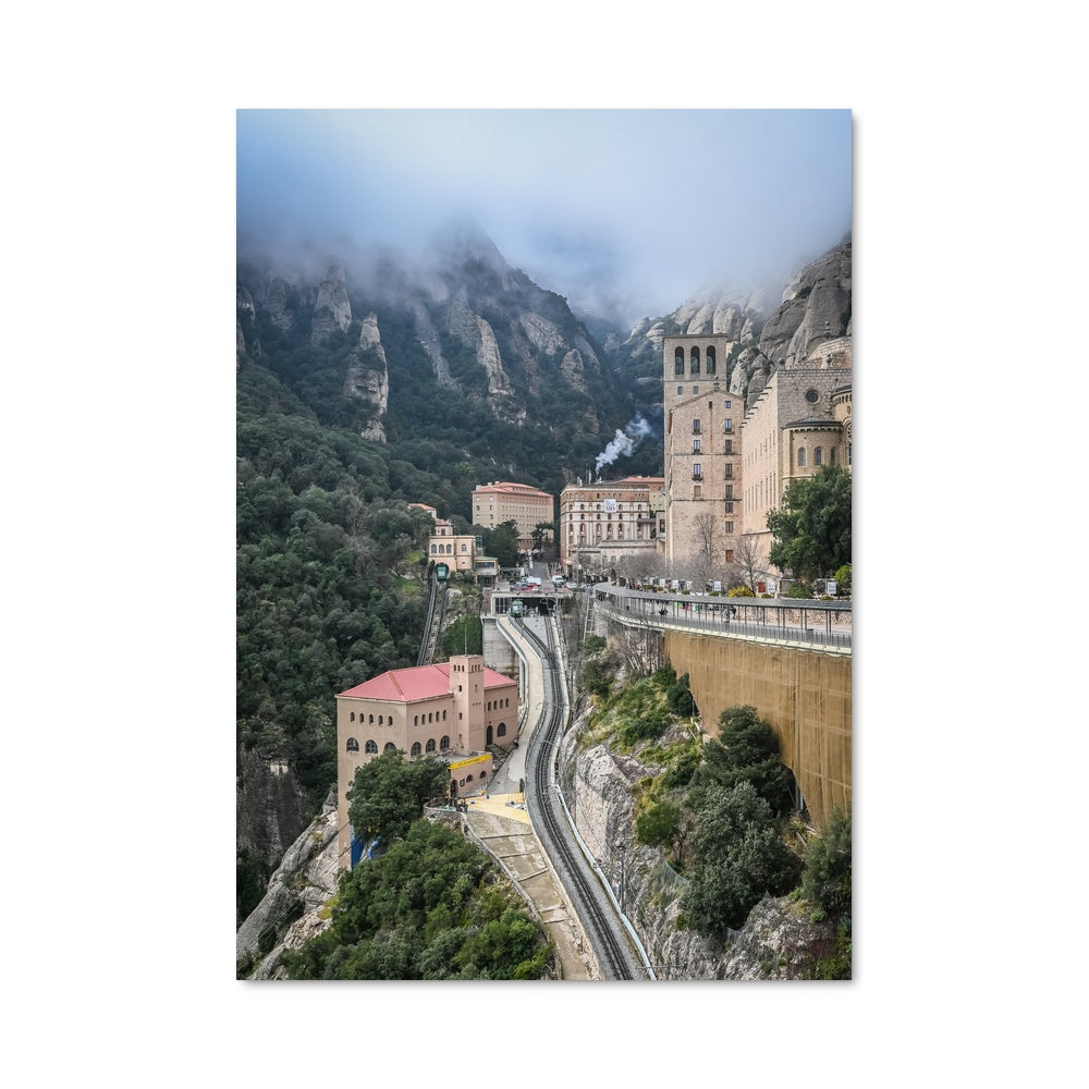Monastery Train Poster – Aesthetic Posters