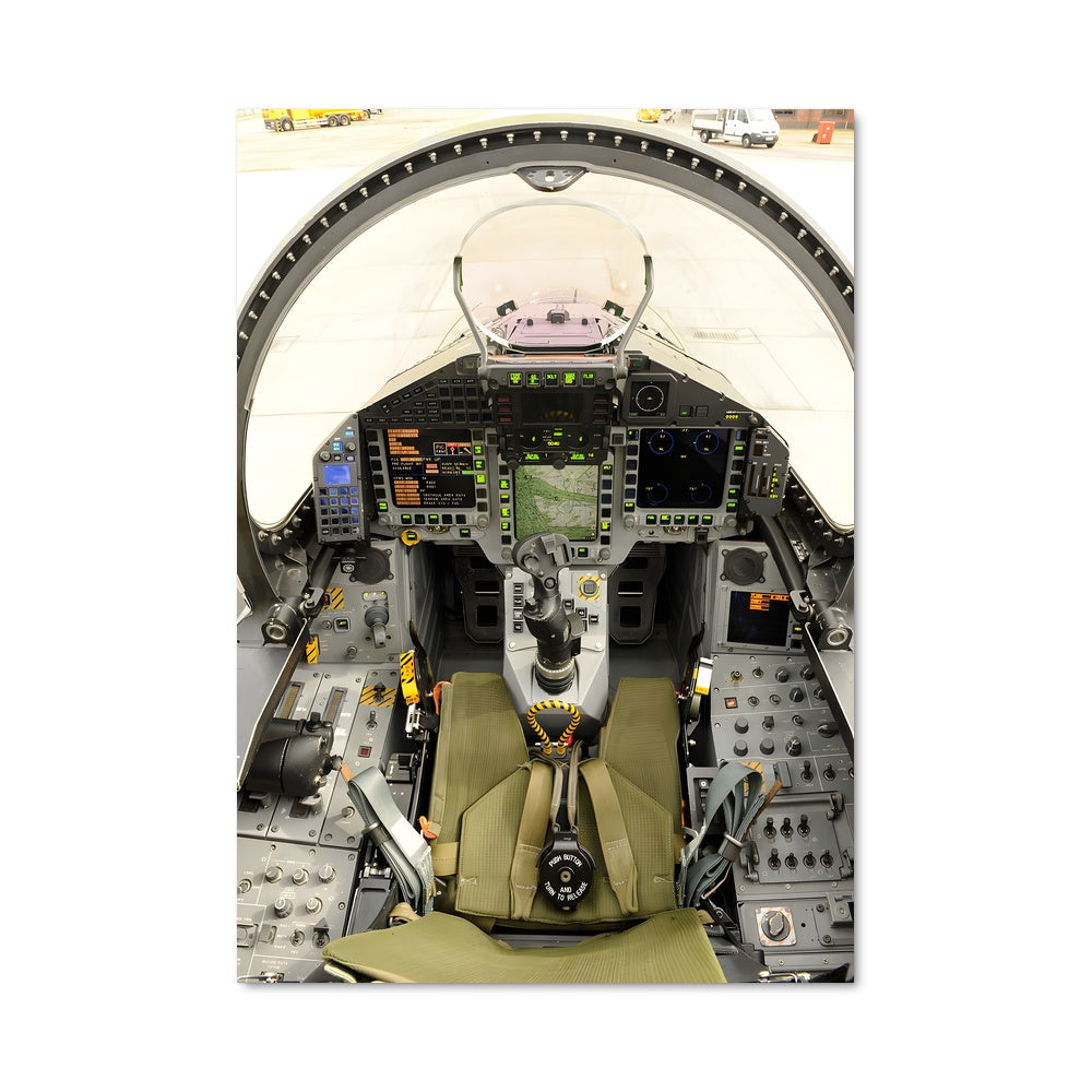 Fighter Cockpit Poster – Aesthetic Posters