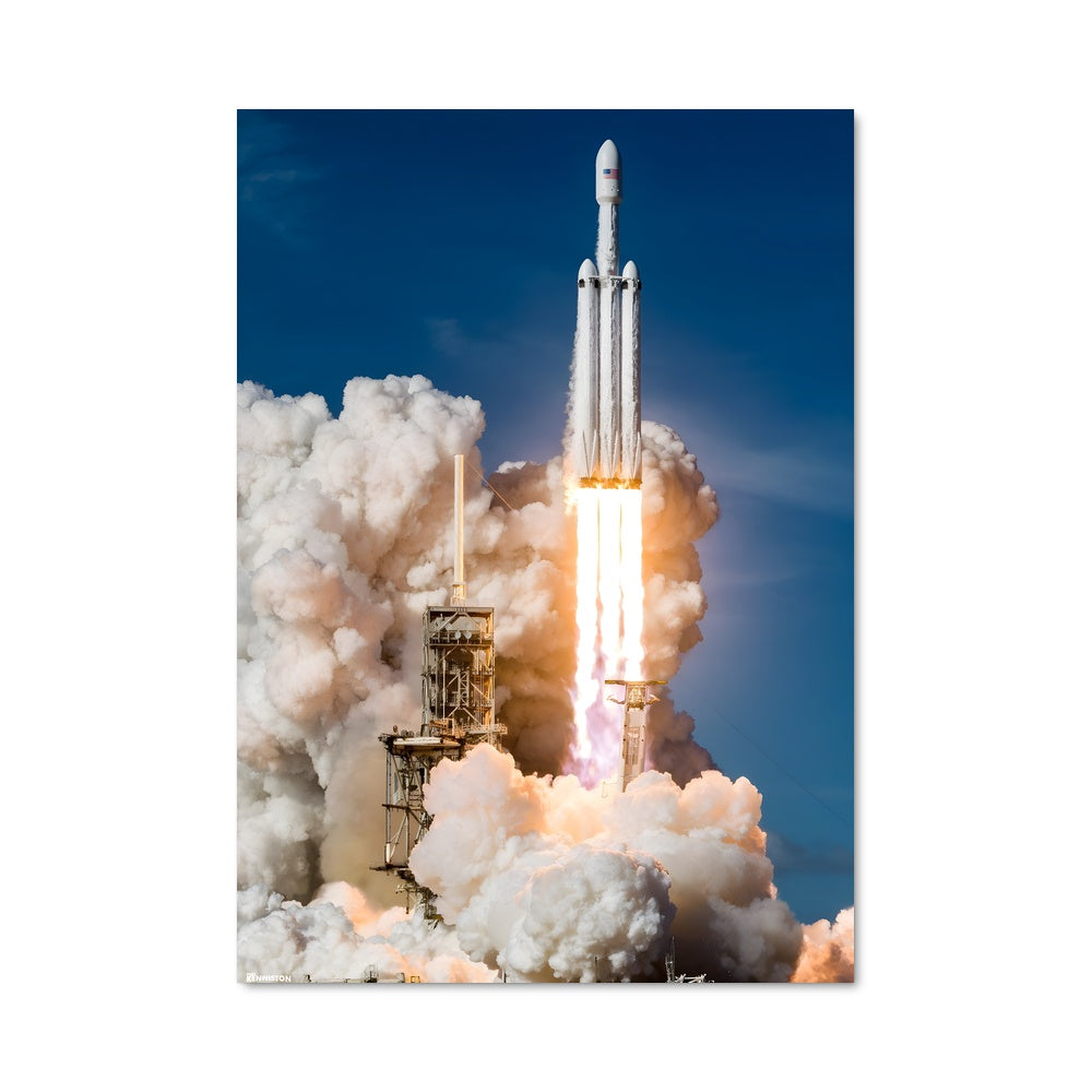 Falcon Heavy poster – Aesthetic Posters