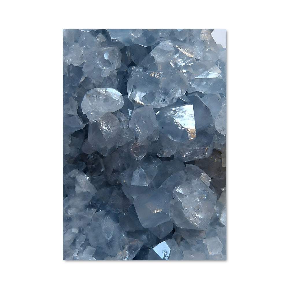 Azure Crystals Poster – Aesthetic Posters
