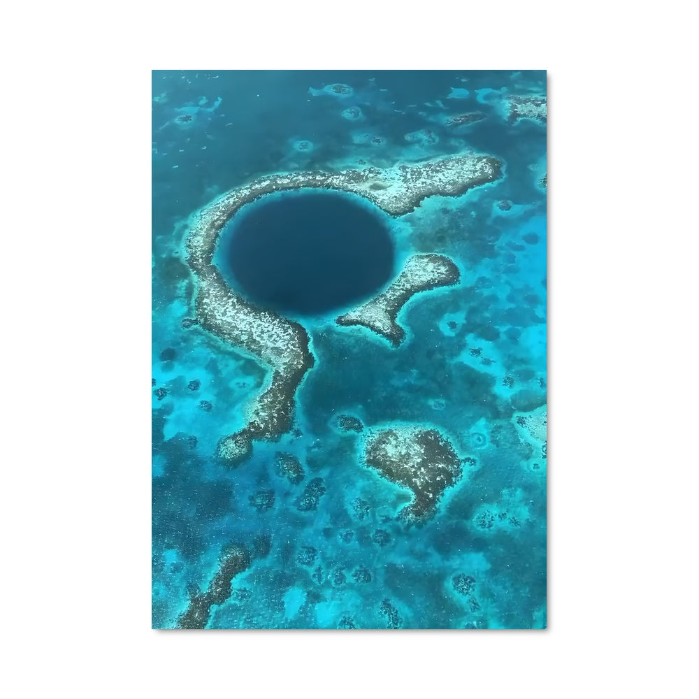 Poster The Azure Abyss – Aesthetic Posters