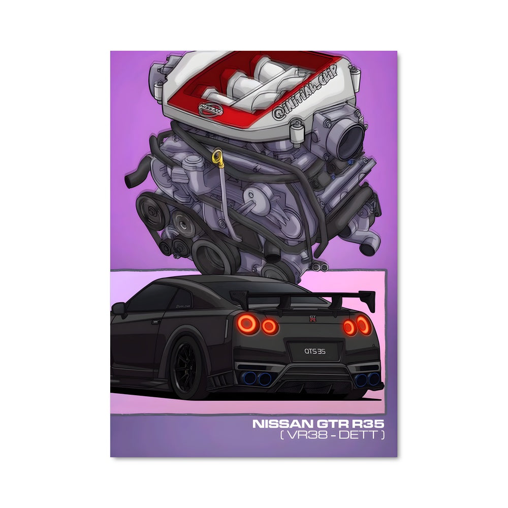 GTR Nismo Racer Poster – Aesthetic Posters