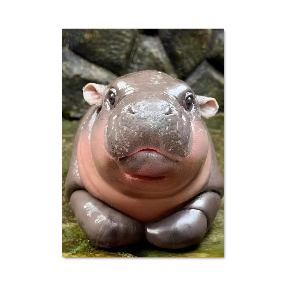 Hippopotamus Chill Poster – Aesthetic Posters