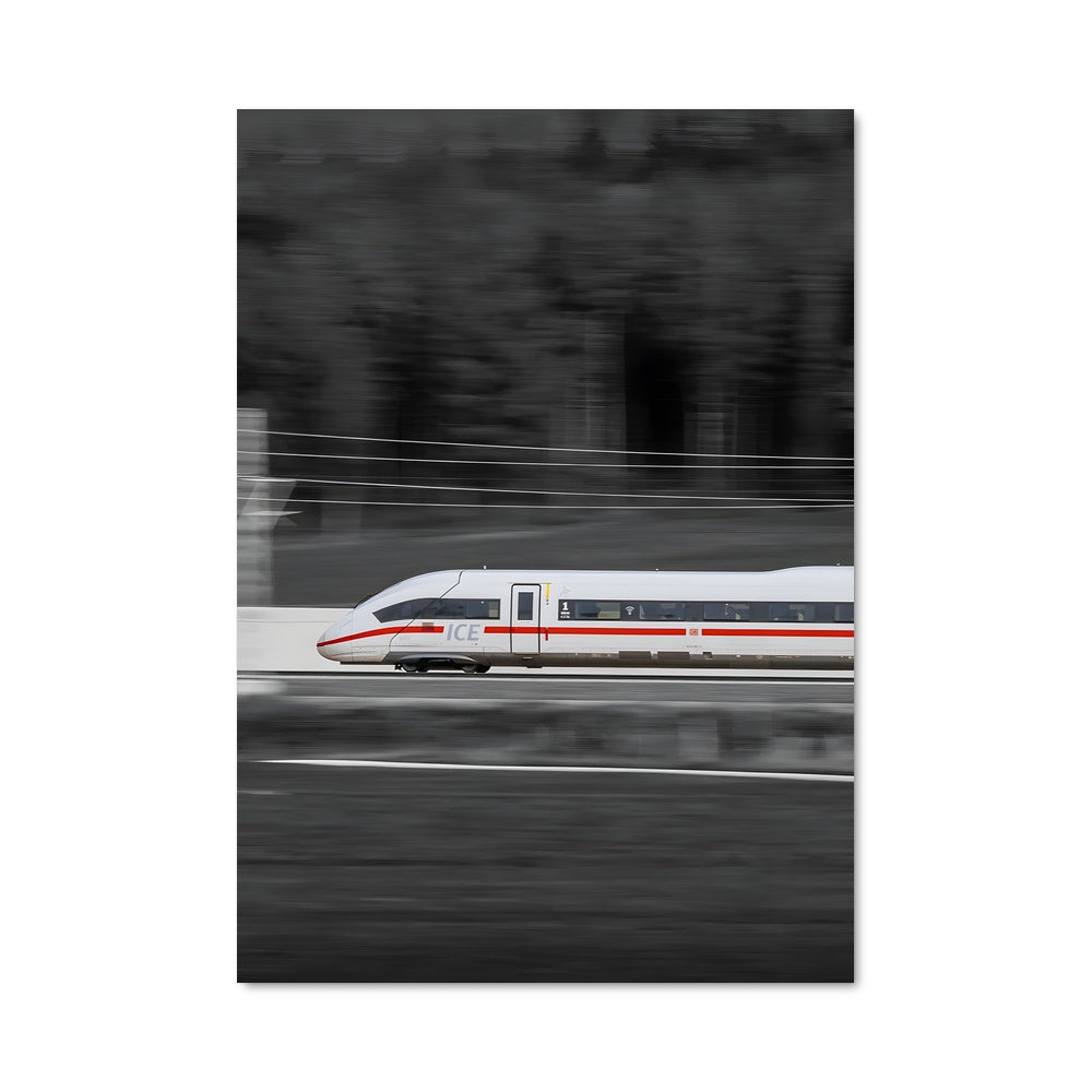 Speed Train Poster – Aesthetic Posters