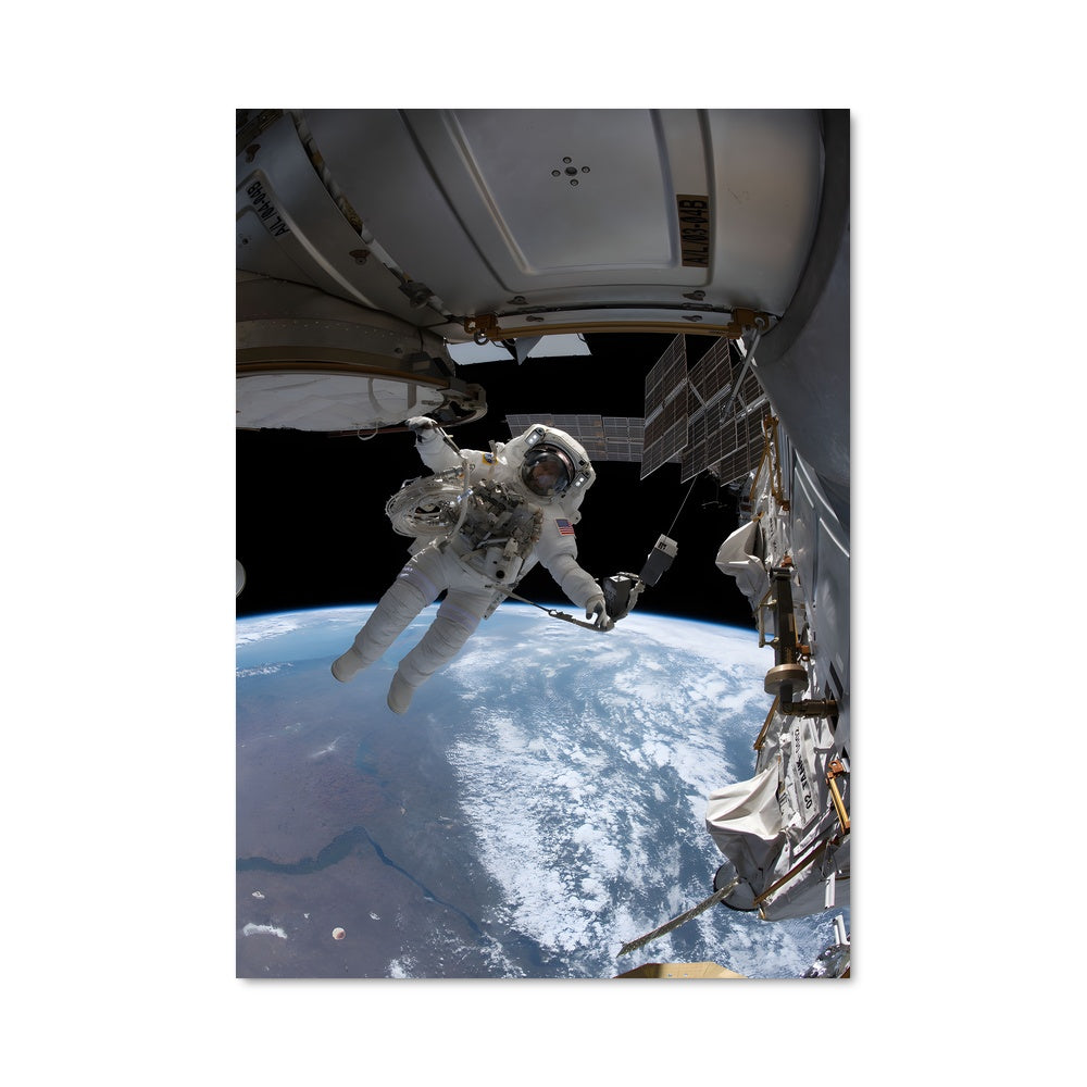 Poster: The Astronaut in Orbit – Aesthetic Posters