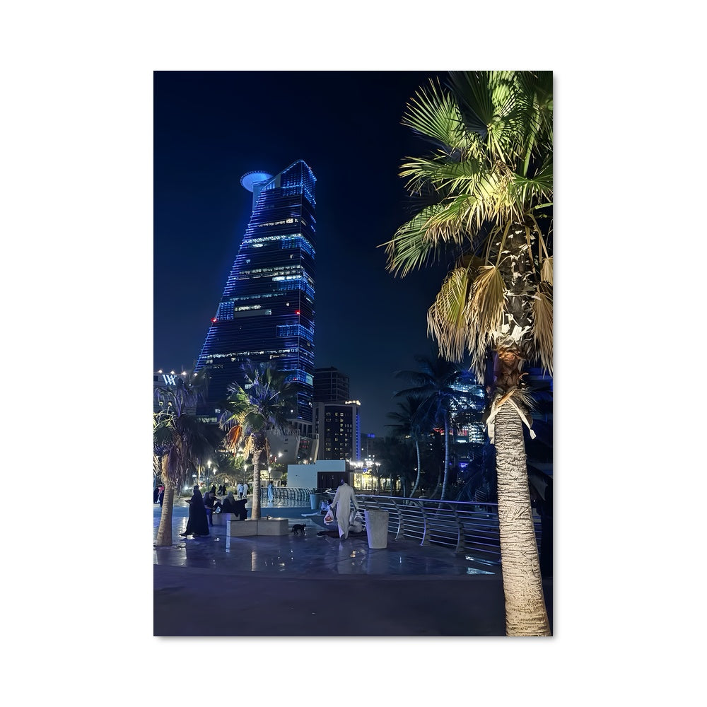 Jeddah Palm Trees Poster – Aesthetic Posters