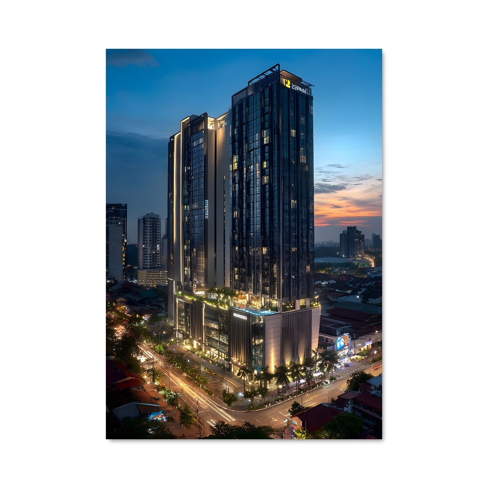 Poster Starry Night in Johor Bahru – Aesthetic Posters