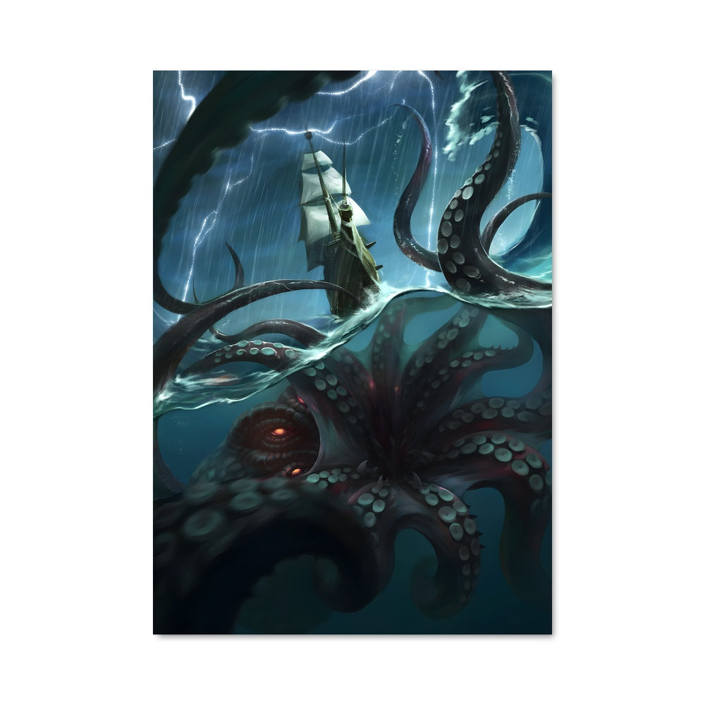 The Wrath of the Kraken poster – Aesthetic Posters