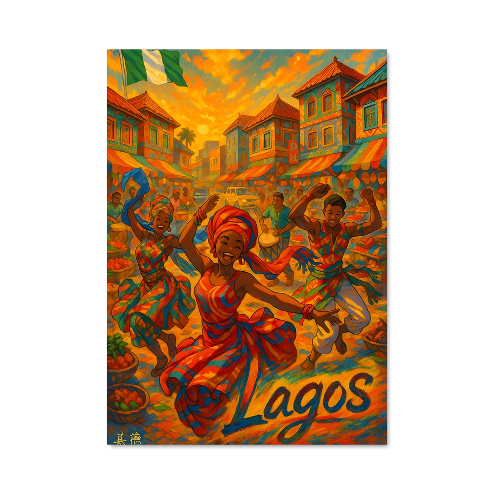 Lagos Fiesta Poster – Aesthetic Posters