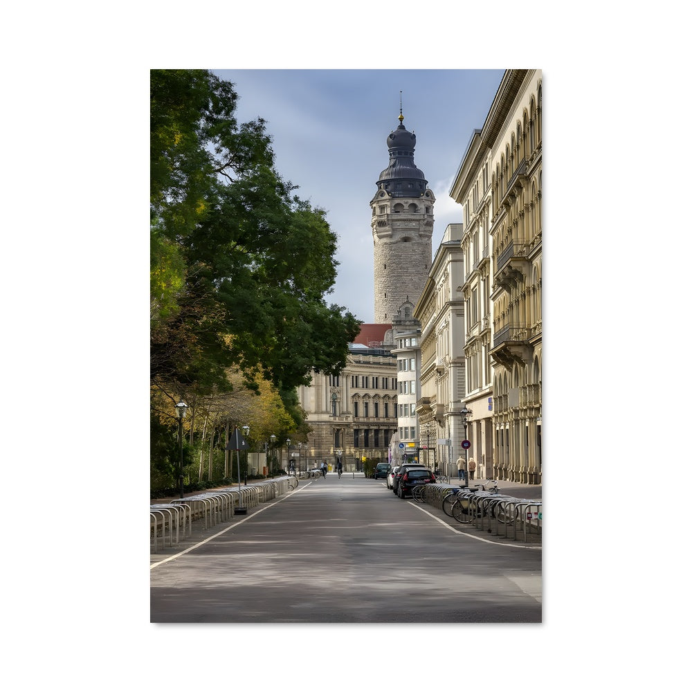 Leipzig Clock Poster – Aesthetic Posters