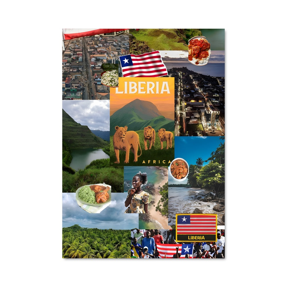 Liberia Colors Poster – Aesthetic Posters