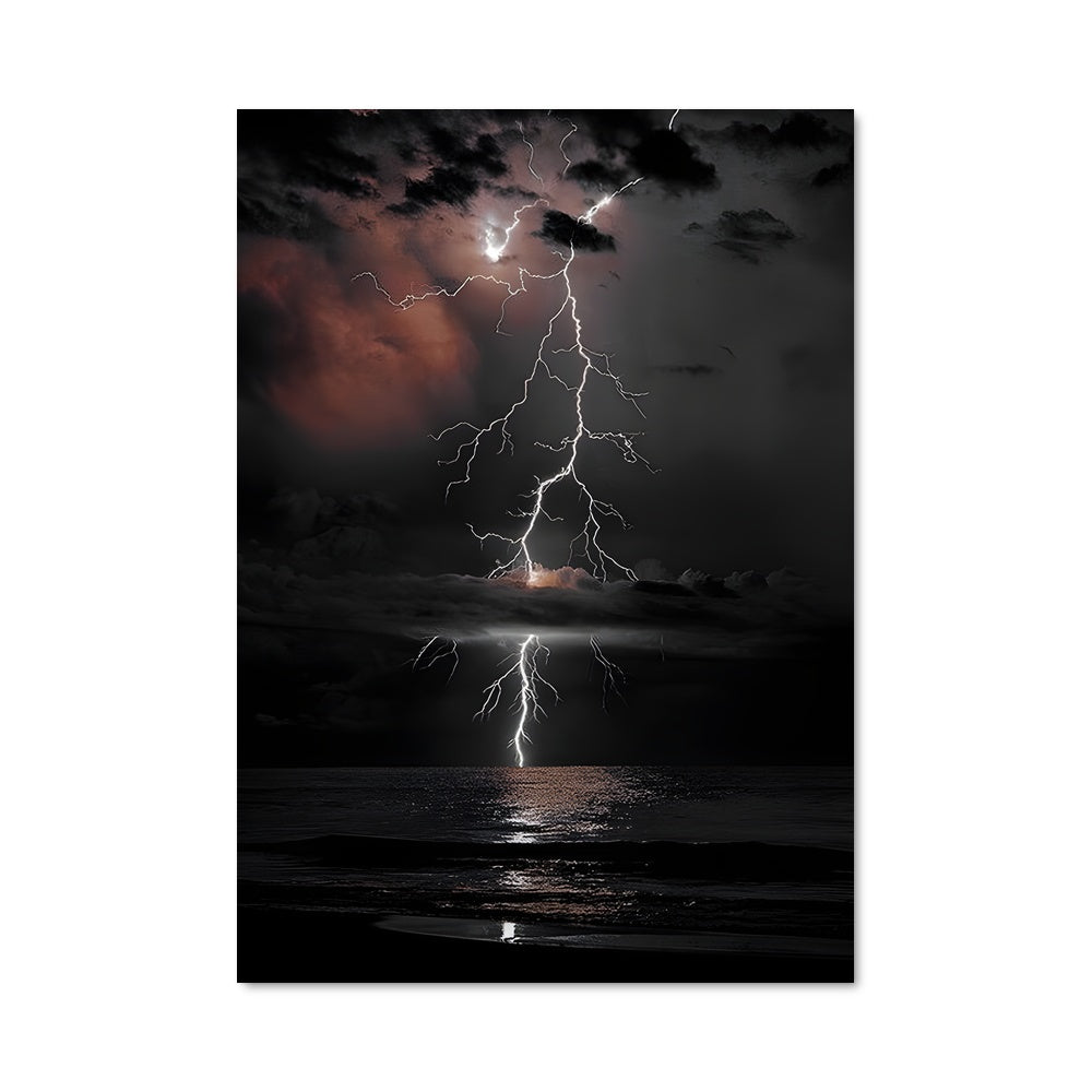 Marine Lightning Poster – Aesthetic Posters