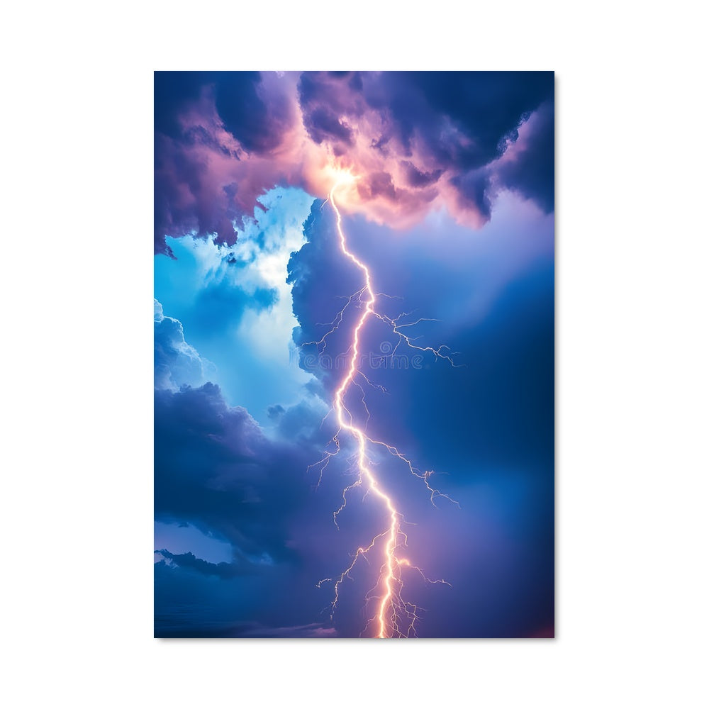 Spectacular Lightning Bolts Poster – Aesthetic Posters