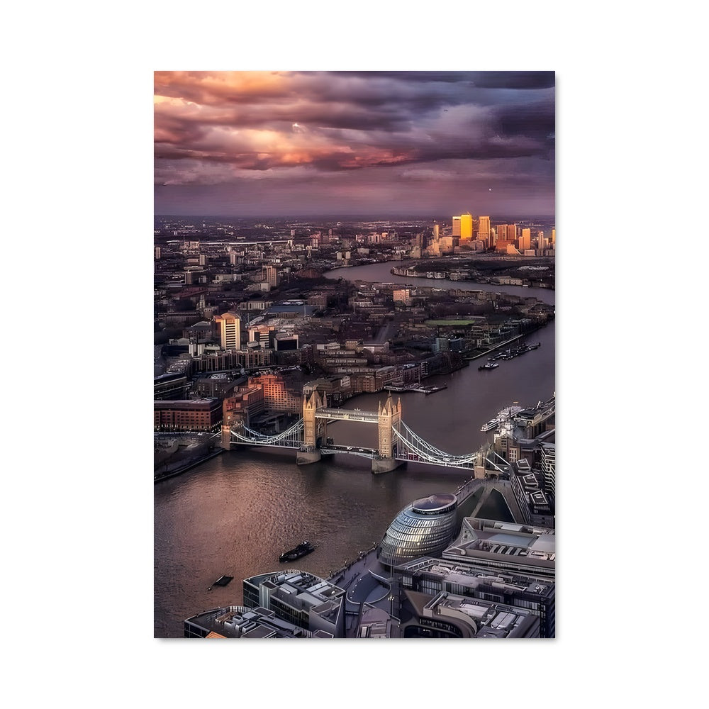 London Skyline Poster – Aesthetic Posters