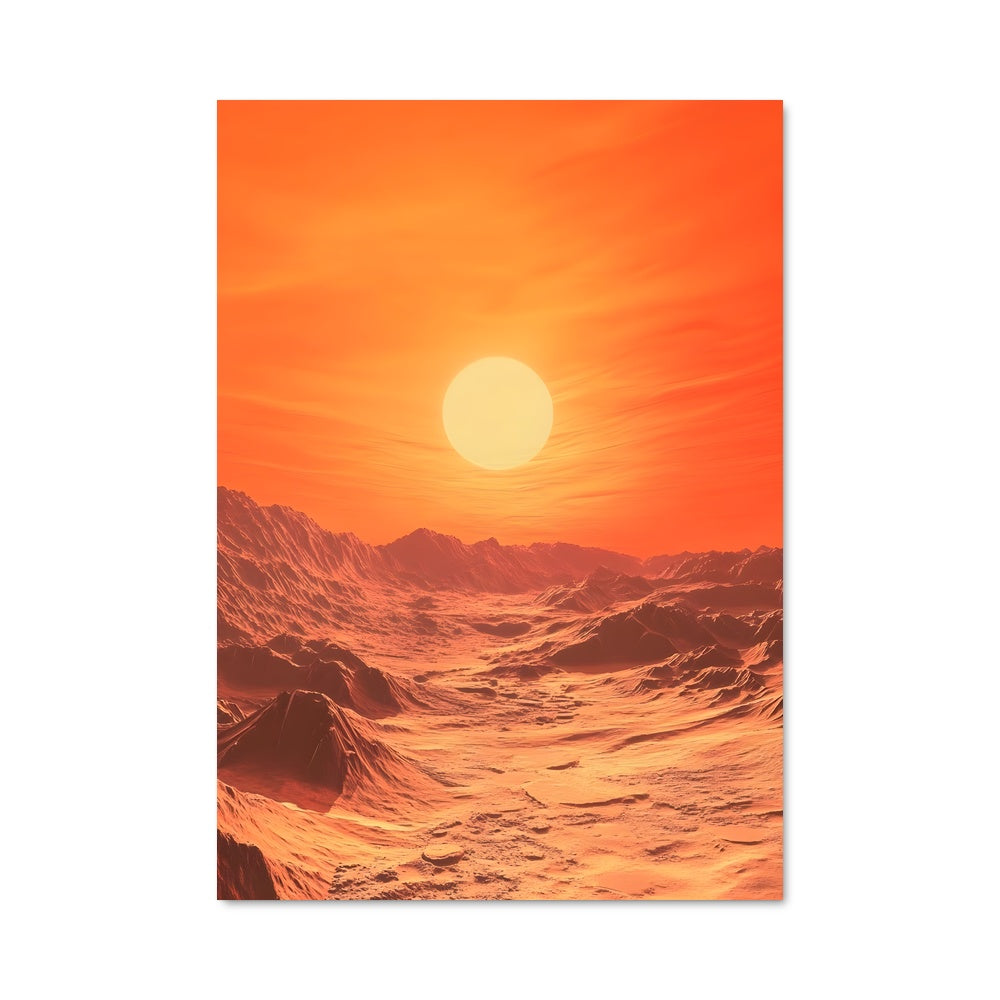 Martian Horizons Poster – Aesthetic Posters