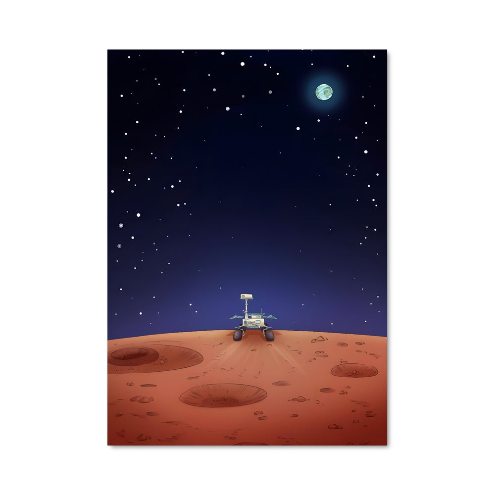 Martian Explorer Poster – Aesthetic Posters