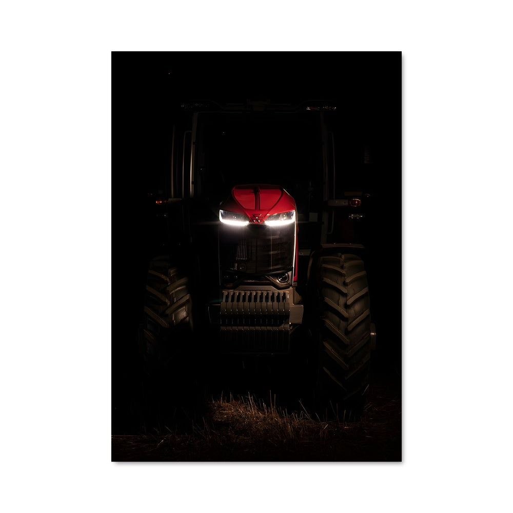 Tractor Glow Poster – Aesthetic Posters