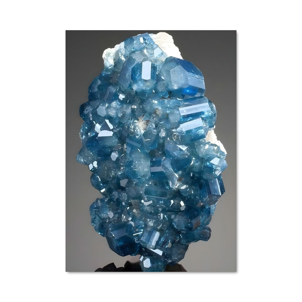 Azure Crystals Poster – Aesthetic Posters