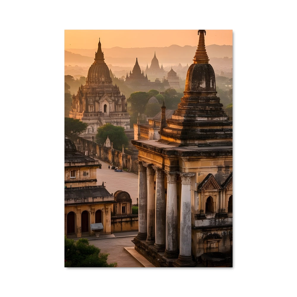 Bagan Temples Poster – Aesthetic Posters