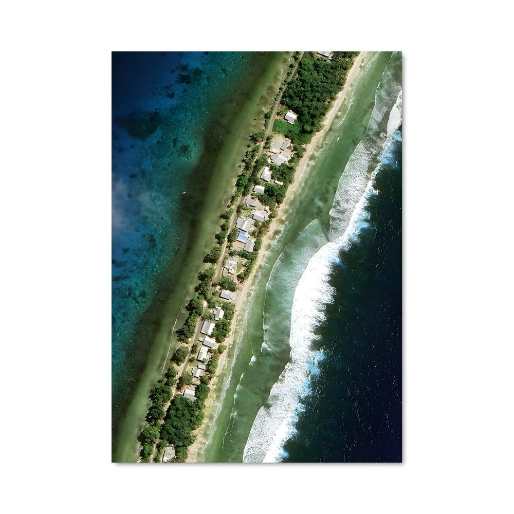 Aerial Nanumea Poster – Aesthetic Posters