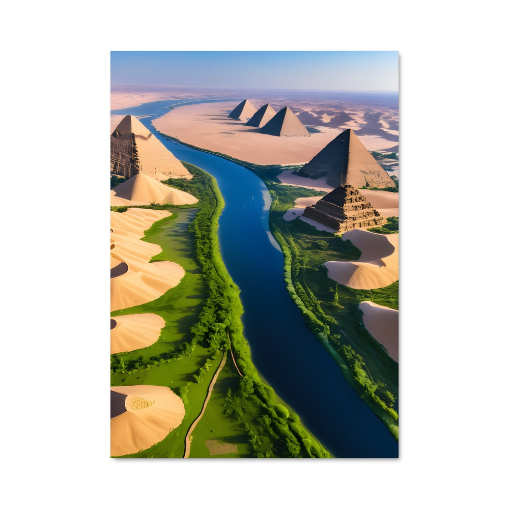 Azure Rivers Poster – Aesthetic Posters