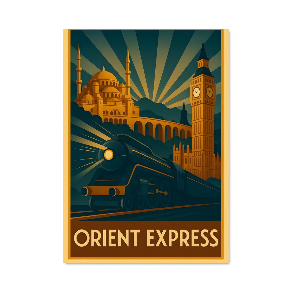Orient Express poster – Aesthetic Posters