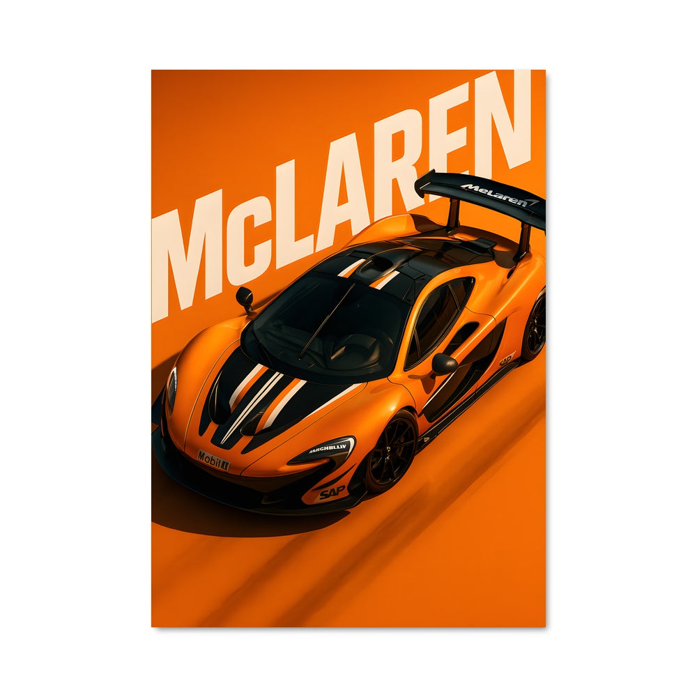 Turbo Orange Poster – Aesthetic Posters